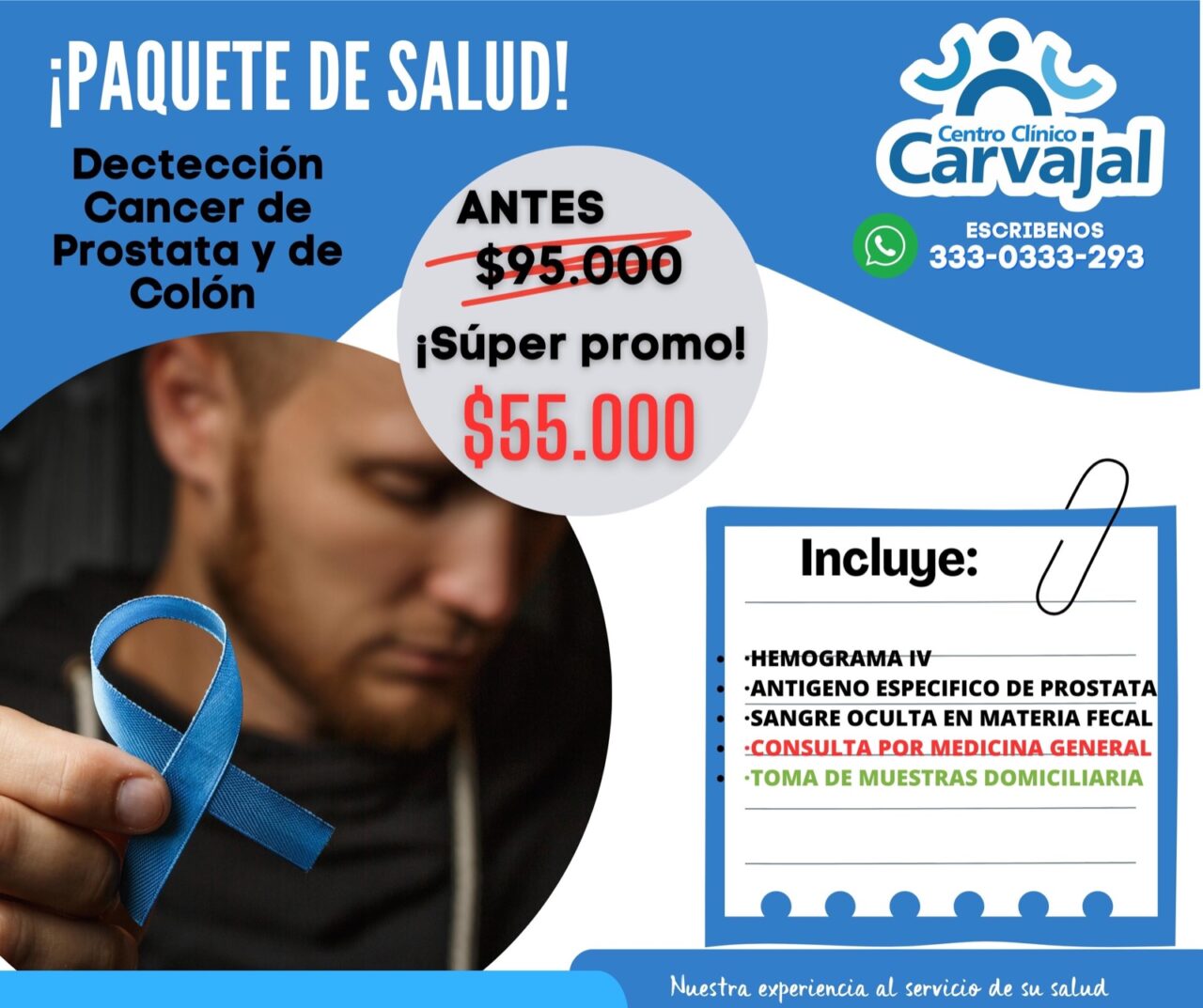 paquetes de salud - Centro Clinico Carvajal